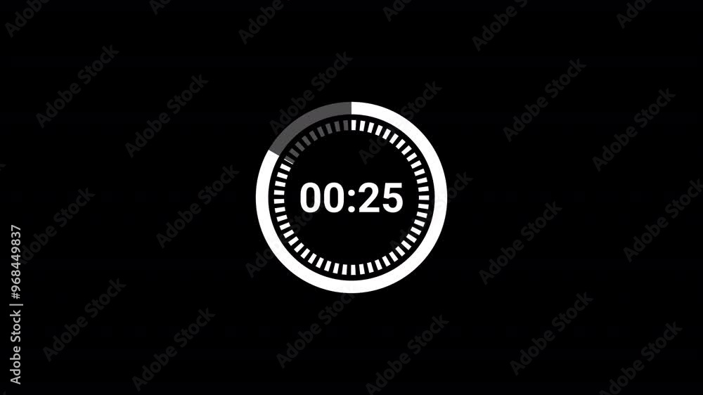 Circle countdown timer thirty seconds animation from 30 to 0 seconds on ... Circle countdown timer thirty seconds animation from 30 to 0 seconds on ...
