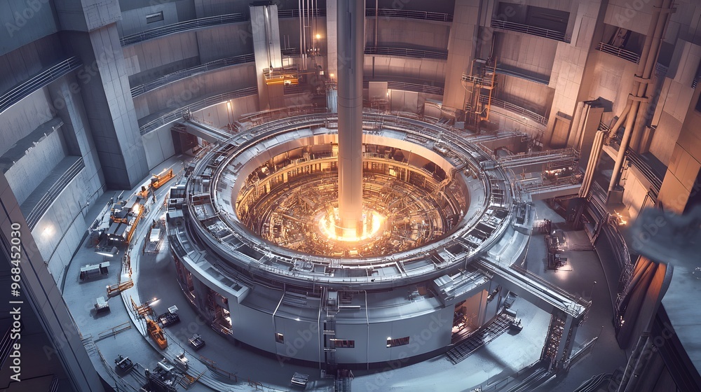 97. A detailed diagram of a nuclear reactor is fission process Stock ...