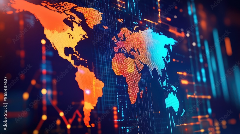 Global Network Connections: Visualizing Data Flows Across Continents ...