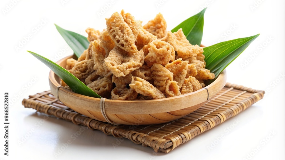 keropok lekor, close-up, sago flour, fish, A close up stock photo of ...