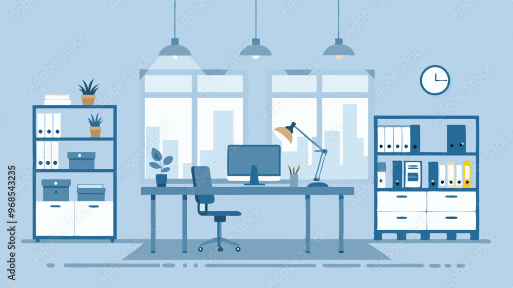 Comprehensive Flat Illustrations of Office Scenes and Activities for ...