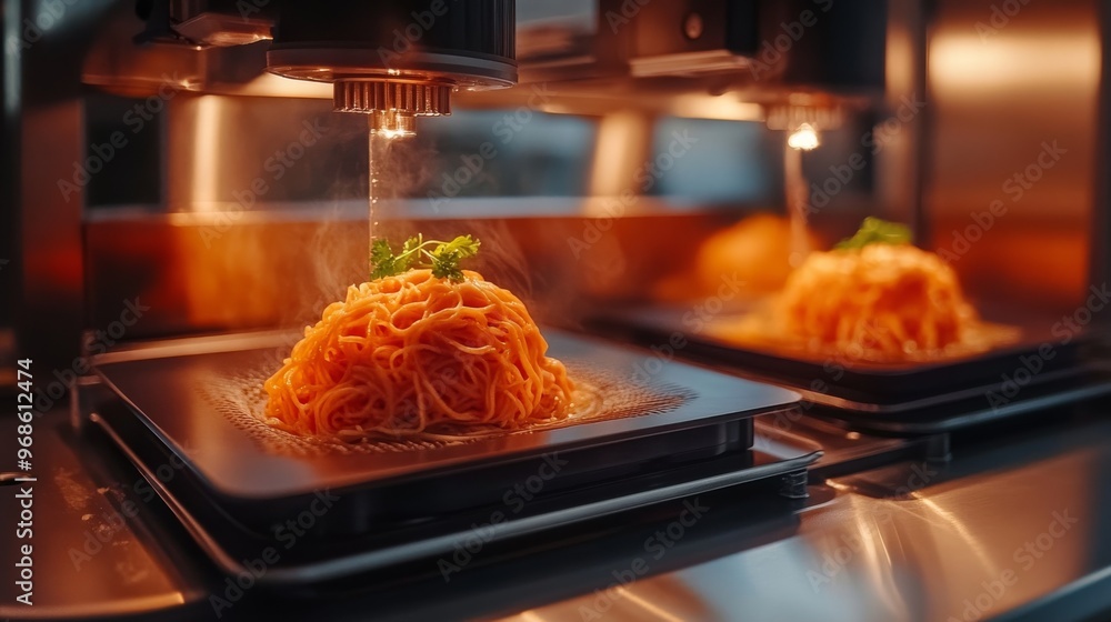3D-printed food prepared by autonomous kitchen robots: Futuristic ...