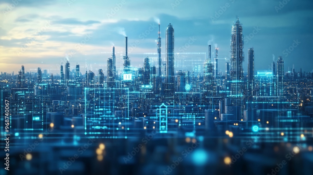 AI-controlled waste reduction systems in futuristic cities: A city ...