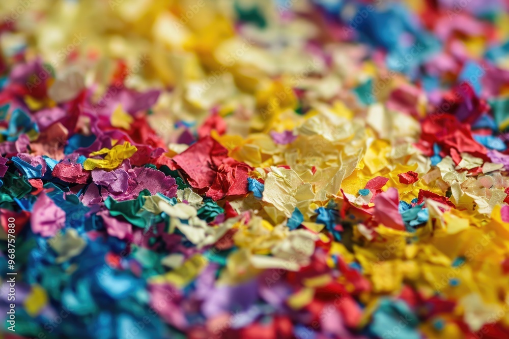 Handmade Paper Texture with Speckled Retro Confetti Design Stock ...