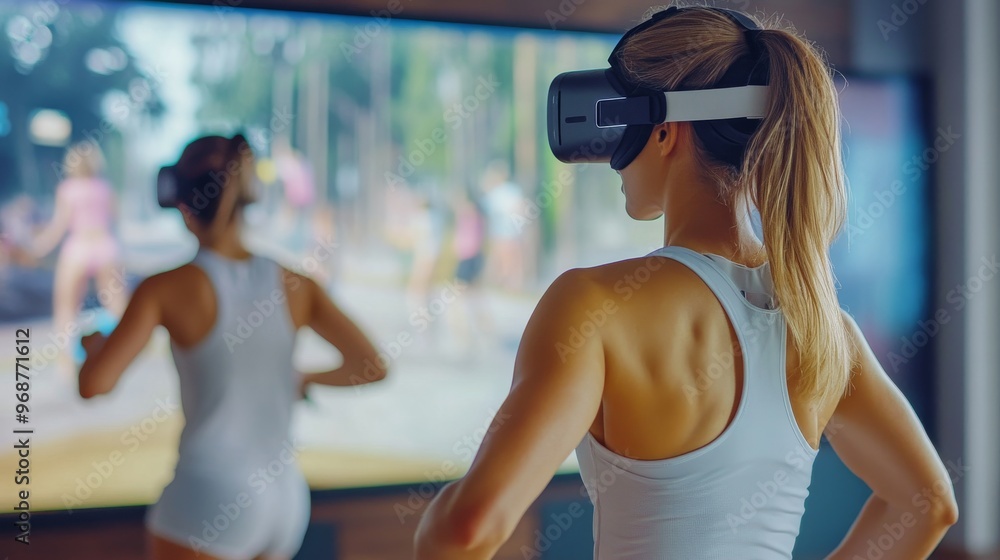 AI-powered immersive fitness games using augmented reality: Players ...