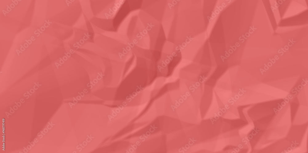 Abstract maroon crumpled paper texture background. white fabric crushed ...