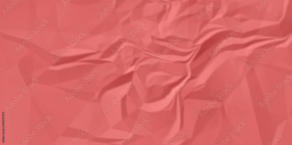 Abstract maroon crumpled paper texture background. white fabric crushed ...