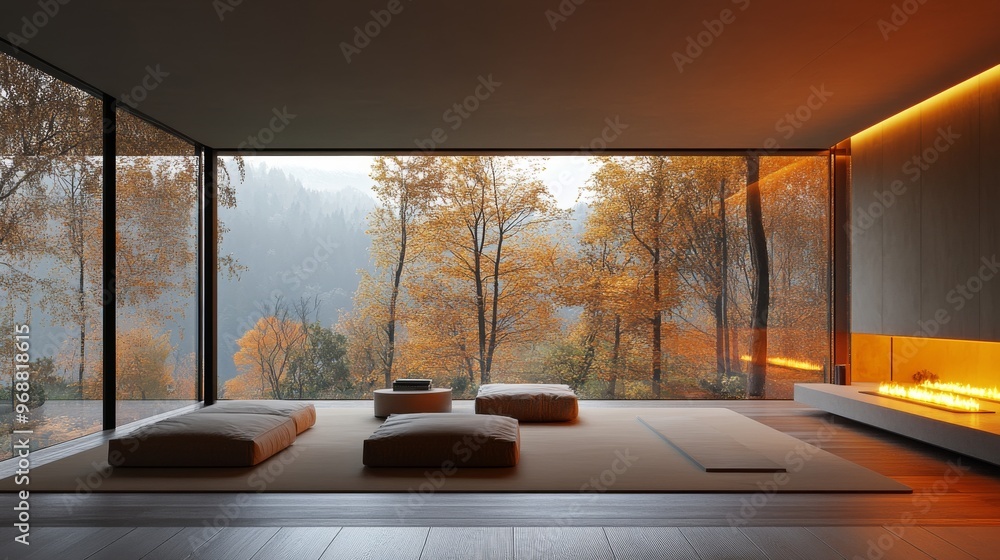 Foto de AI-driven smart lighting systems adjusting brightness and color ...