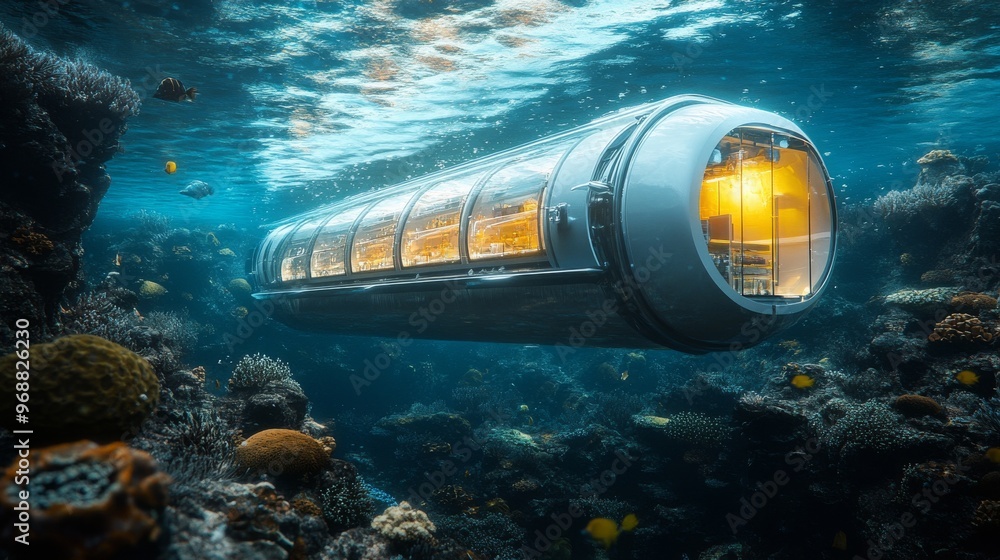 AI-driven underwater research labs studying ocean ecosystems: A high ...
