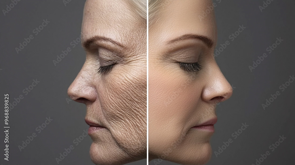 The photograph offers a comparison of the metamorphosis of a white ...