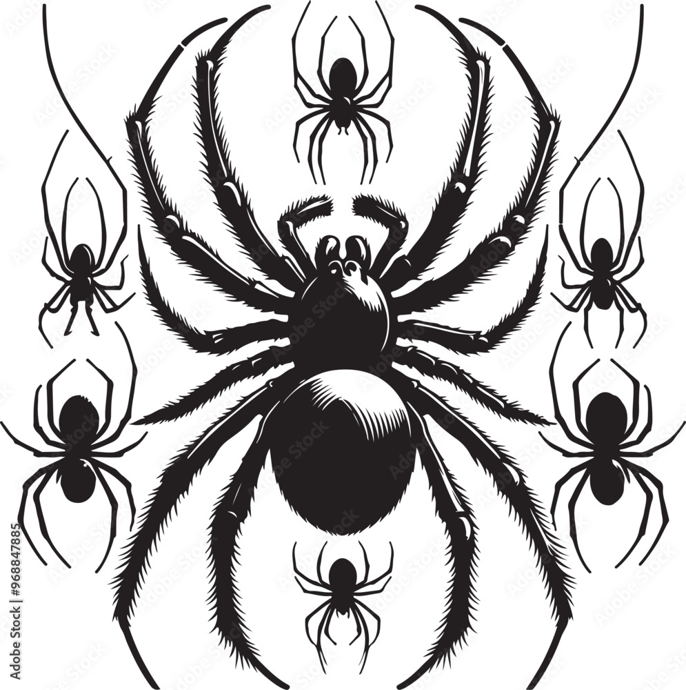 spider clipart vector design,awesome spider svg,high resolution ...