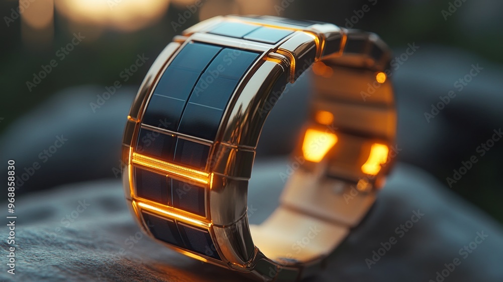 AI-powered solar-powered wearable devices charging in real-time ...