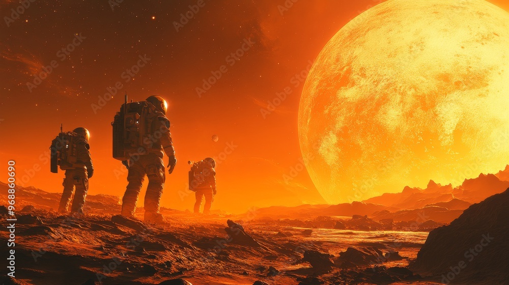 AI-powered space exploration bots discovering new planets and mining ...