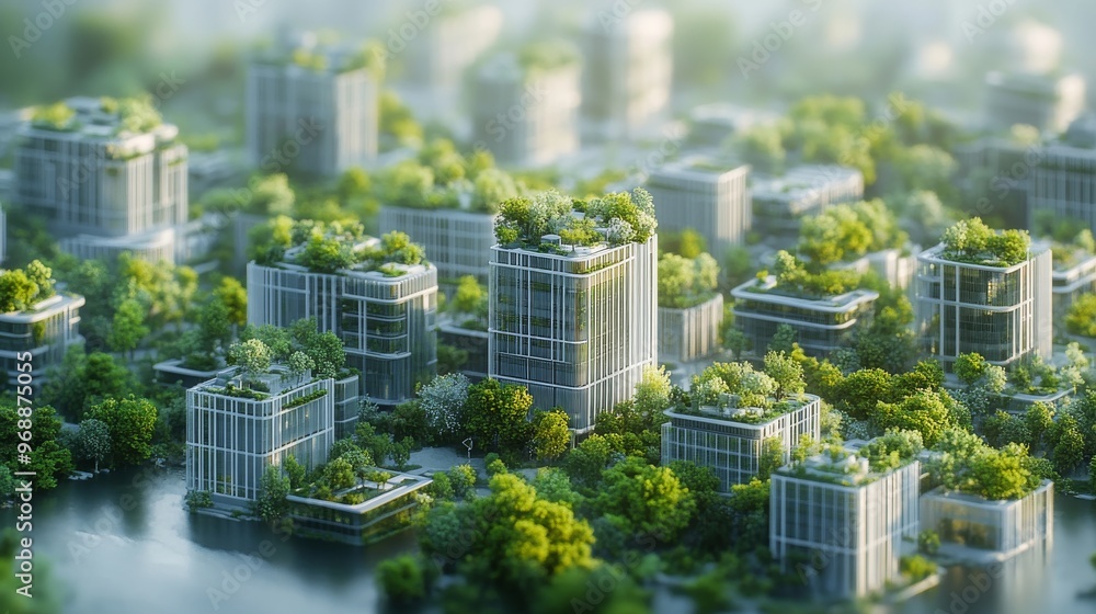 AI-powered urban planning systems designing eco-friendly cities ...