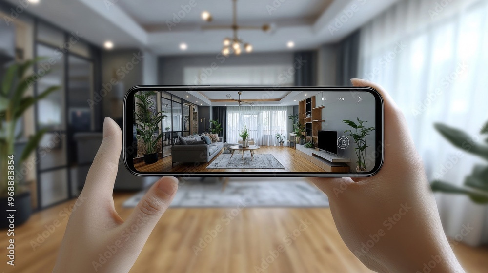 AI-powered virtual interior design platforms suggesting home layouts in ...