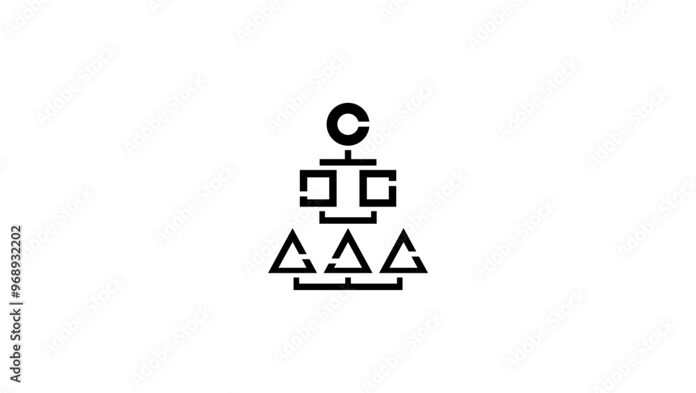 Poster Classification symbol , black isolated silhouette – Wall Art ...