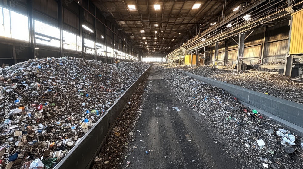 Autonomous AI-controlled waste sorting facilities separating ...