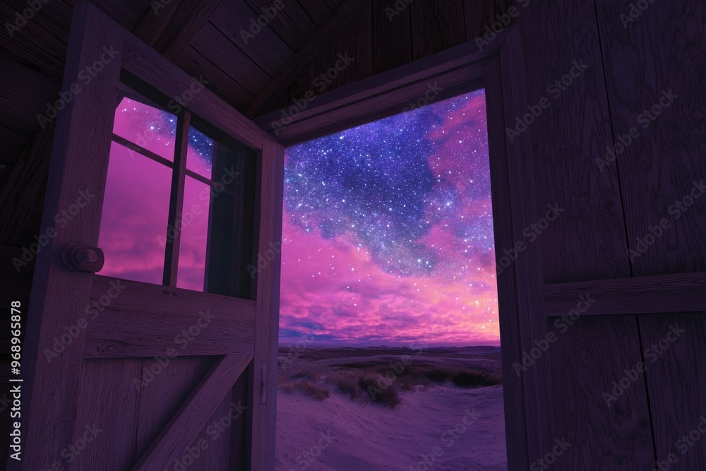 The Multi Parallel Universes Gate connects time and space. Concept art ...