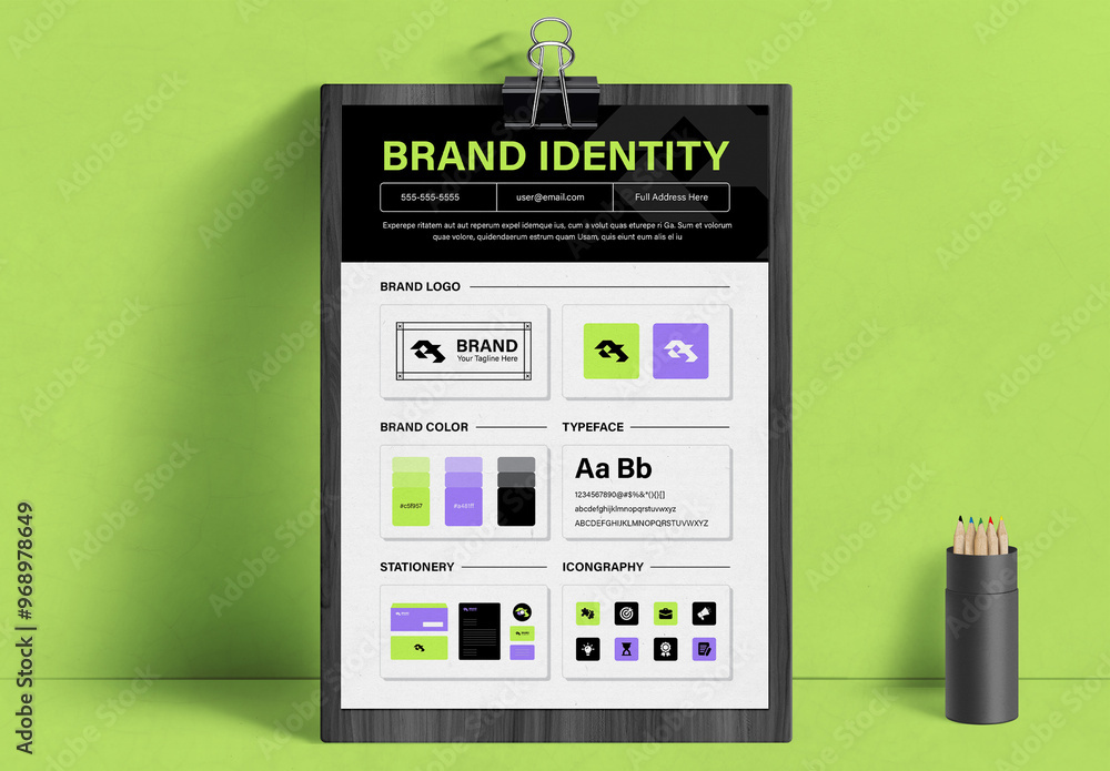 Branding Identity Kit Design Template Stock Template | Adobe Stock