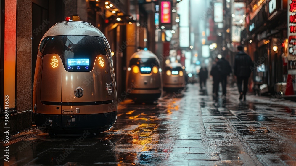 Autonomous AI-driven sanitation robots cleaning and disinfecting public ... Autonomous AI-driven sanitation robots cleaning and disinfecting public ...
