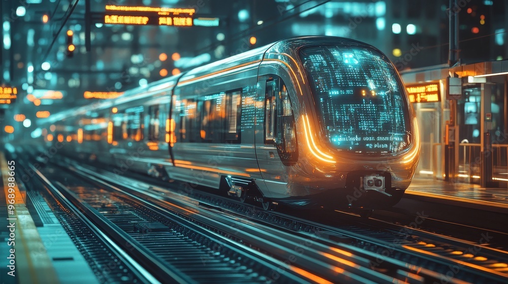 Autonomous AI-driven train systems optimizing public transportation ...