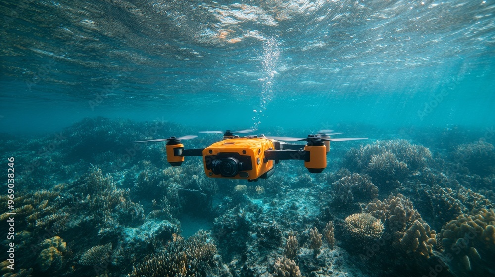 Autonomous AI-guided underwater drones collecting data for ...