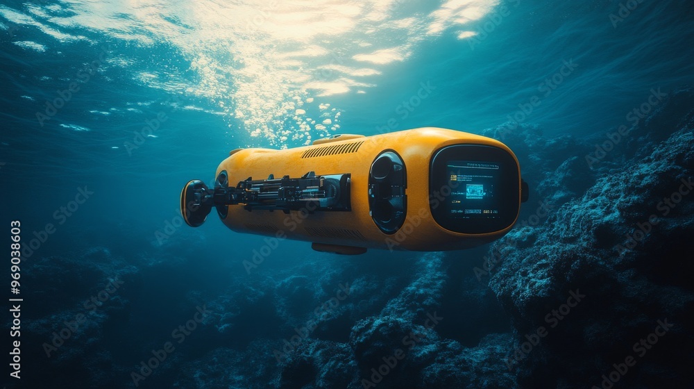 Autonomous AI-guided underwater drones collecting data for ...