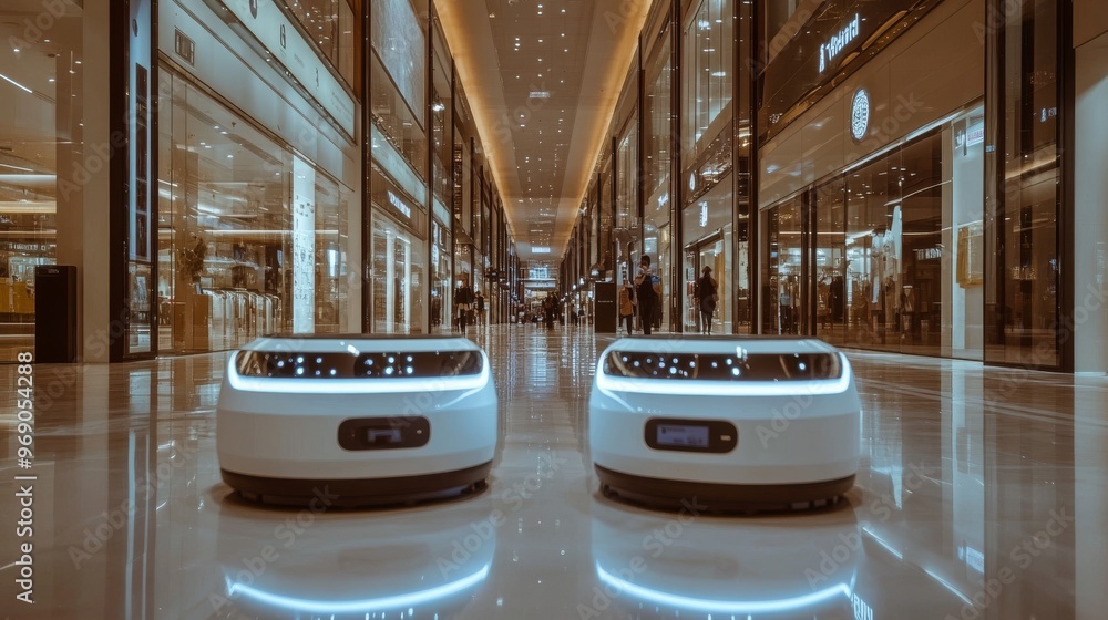 Autonomous AI-powered cleaning robots for public spaces and shopping malls: Robots using AI to ...
