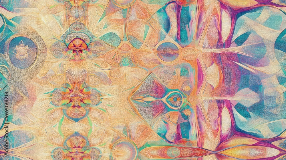 Geometric light language drawing with channeled patterns in a ...