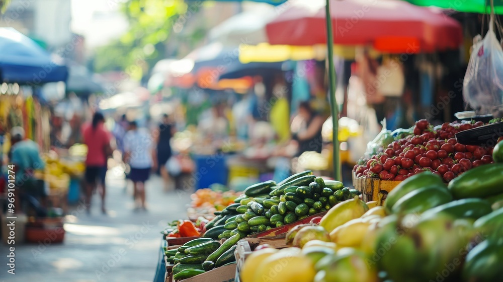 Socioeconomic equality symbolized by a bustling street market where ...