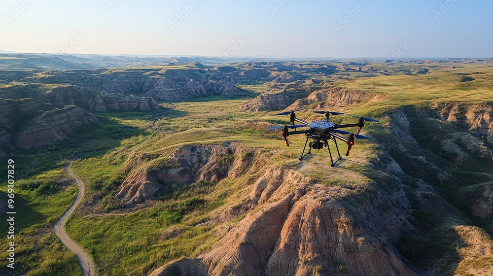 Autonomous drones mapping remote landscapes for environmental studies ...