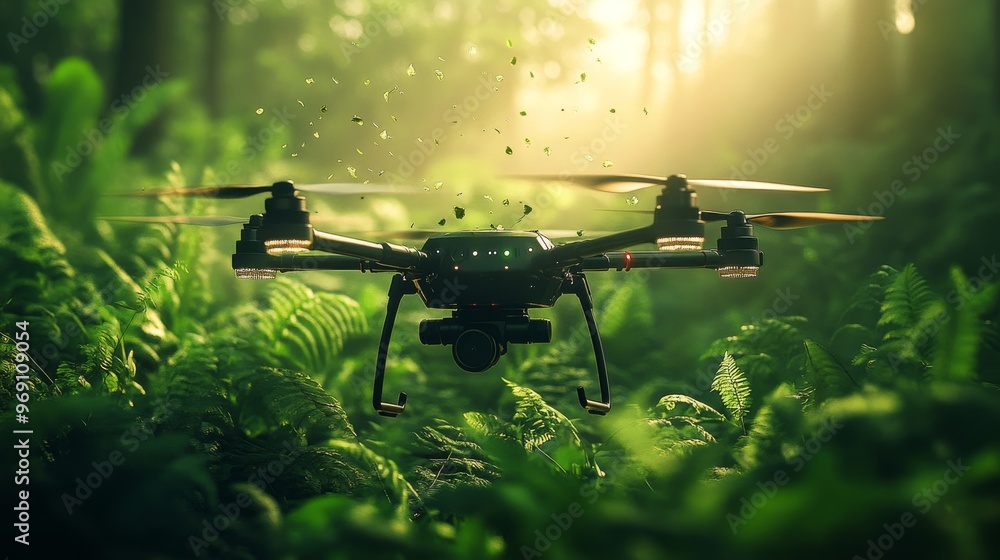 Autonomous drones planting trees in deforested areas: Futuristic drones ... Autonomous drones planting trees in deforested areas: Futuristic drones ...