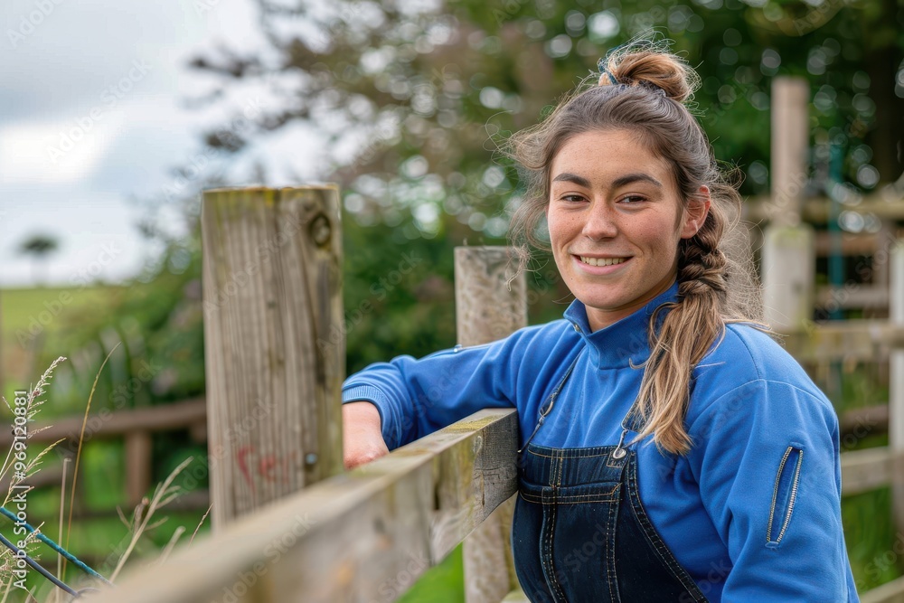 Confident in Her Line of Work A portrait of a young female farmer ...