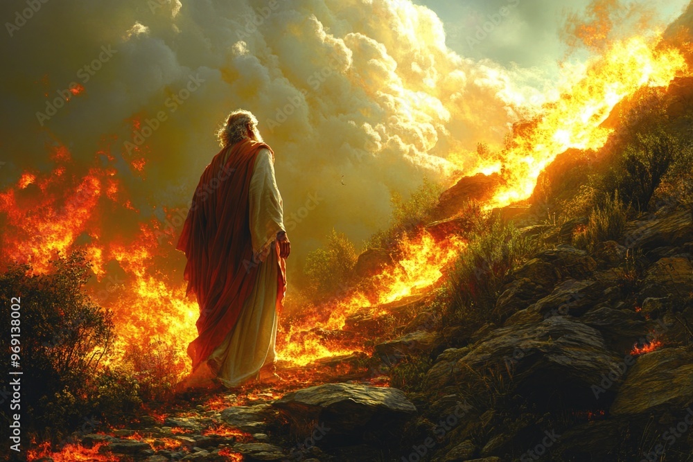 Moses and the Burning Bush: A Divine Encounter and Miraculous ...
