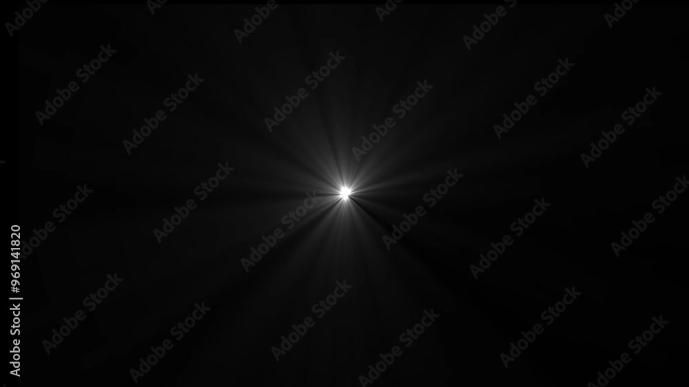 light rays or Sun Light Rays animation. volumetric light beams ...