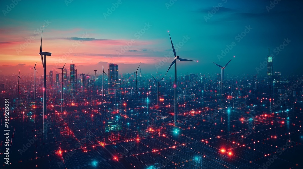 Futuristic AI-driven energy management systems balancing renewable ... Futuristic AI-driven energy management systems balancing renewable ...