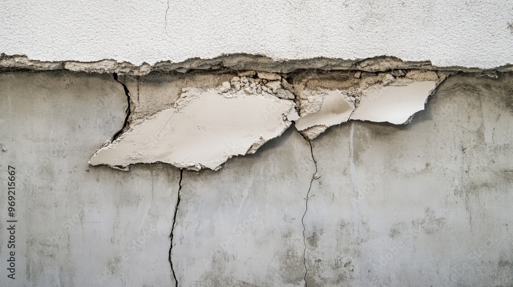 Water damage and structural deterioration caused by rain, snowmelt, or ...