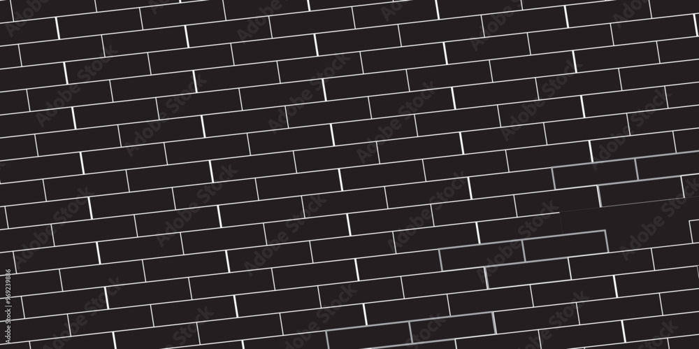Black brick wall background. Architecture square construction stone ...