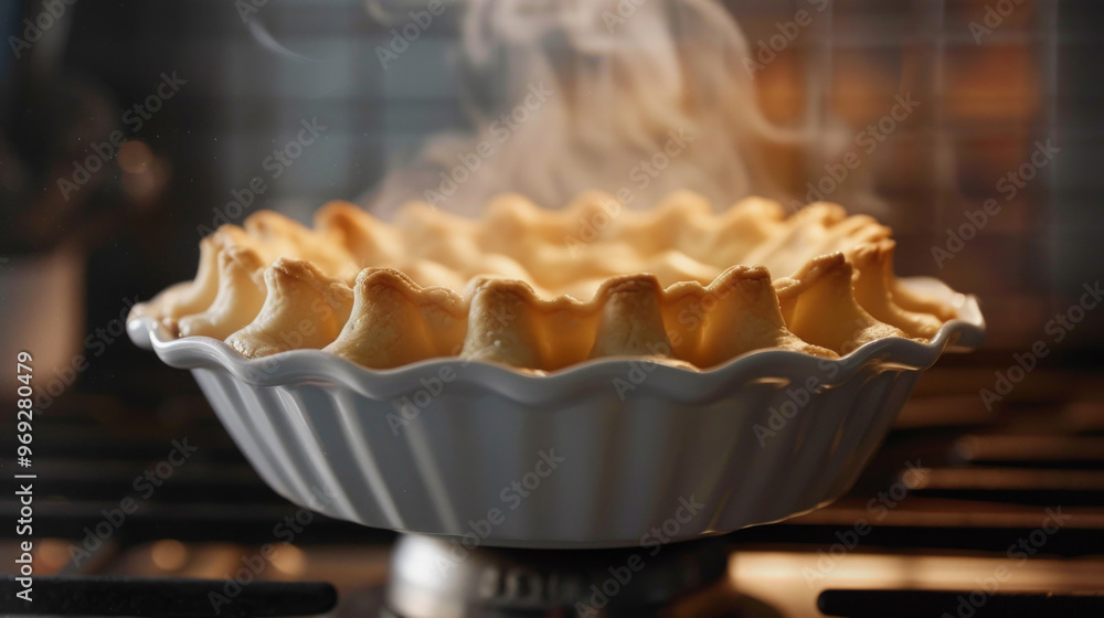 Pie Funnel: Ceramic or metal vent used to prevent pie filling from ...
