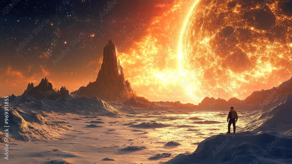Futuristic AI-guided space tourism with real-time augmented reality ...