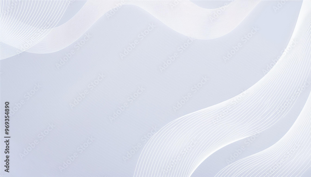Neumorphic background with wavy layers. Minimal abstract paper 3d ...