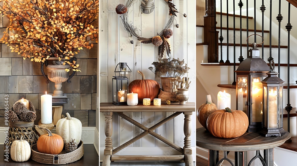 Interior design and interior design for fall halls that greet cozy fall ...