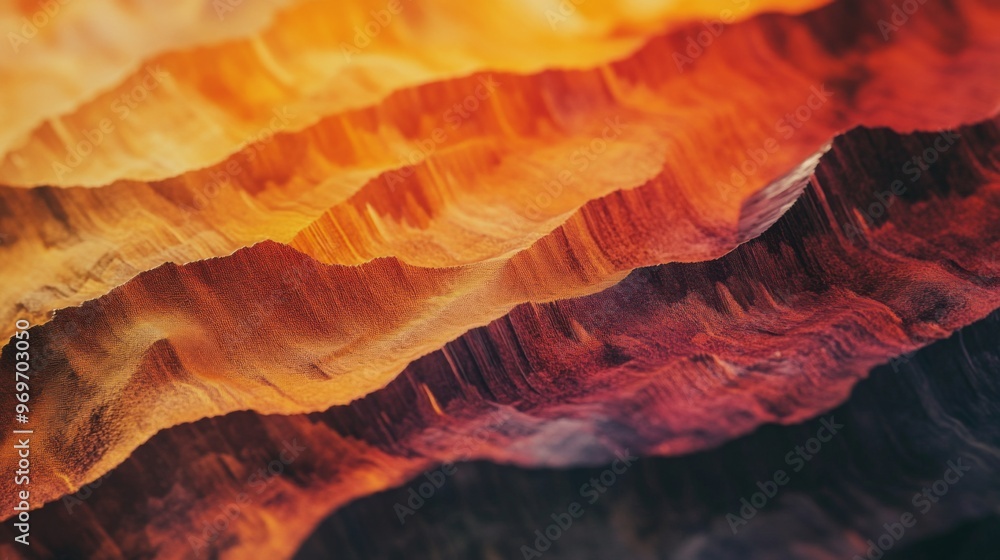 High-resolution close-up of a visually appealing graphic with layered ...