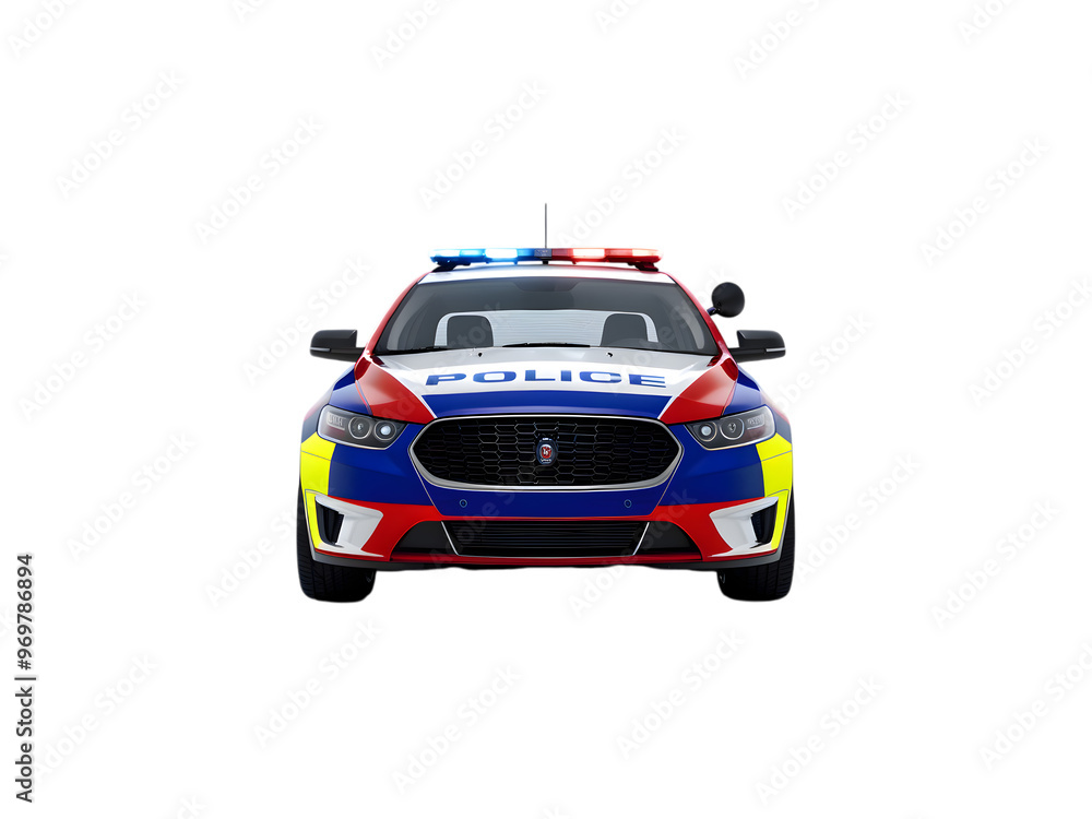 High-Tech Police Car with Enhanced Safety Features and Modern Design ...