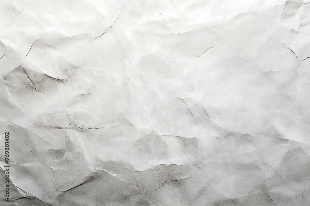 Blank White Paper Texture Background, Smooth, Slightly Aged With ...