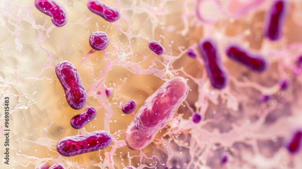 Microscopic View of Pseudomonas Aeruginosa Bacteria in Wound Infection ...