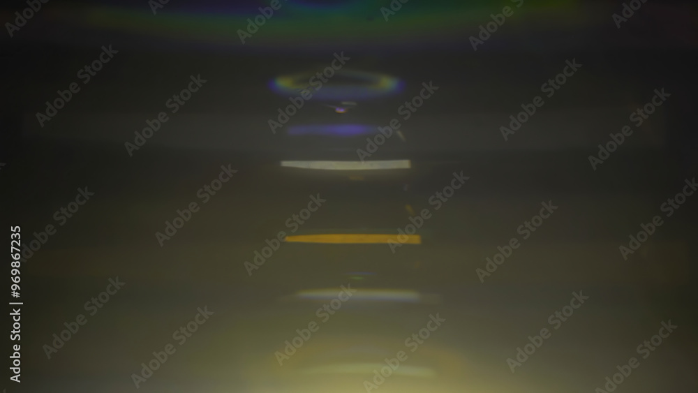 Cinematic anamorphic lens flares with vivid light streaks and ...