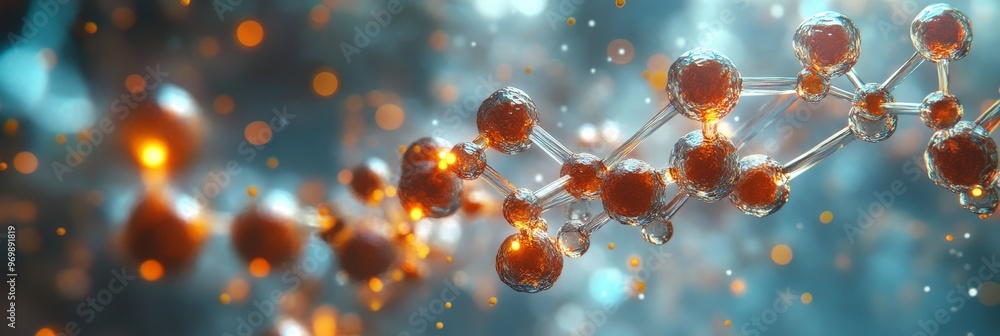 This 3D showcases the intricate structure of Tipranavir, a potent ...