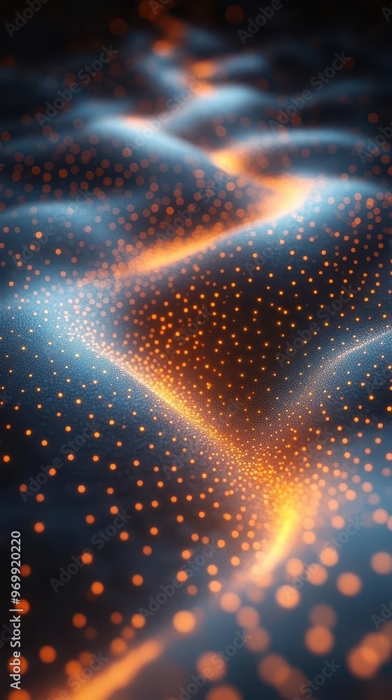 ethereal grid matrix with glowing energy pulses white paper texture ...