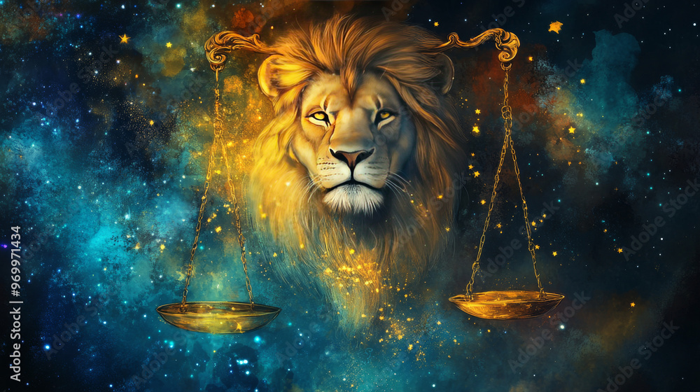 Show symbolic imagery related to each zodiac sign, such as the lion for ...